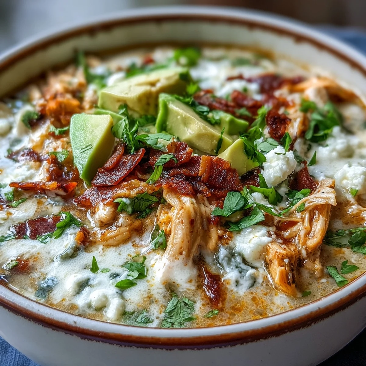 Rich and Velvety Chicken Tortilla Soup with Salsa Verde